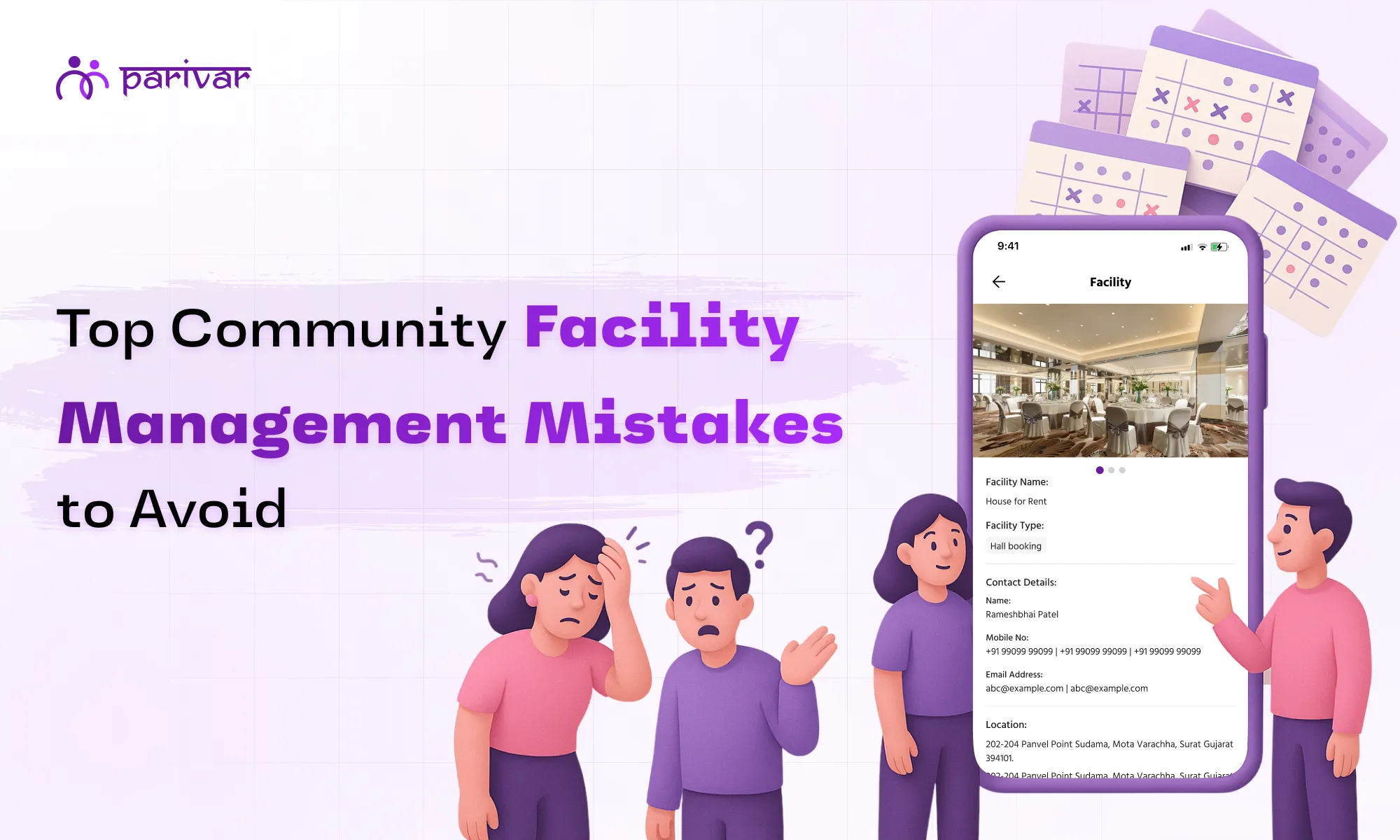 Community Facility Management Mistakes to Avoid with Parivar